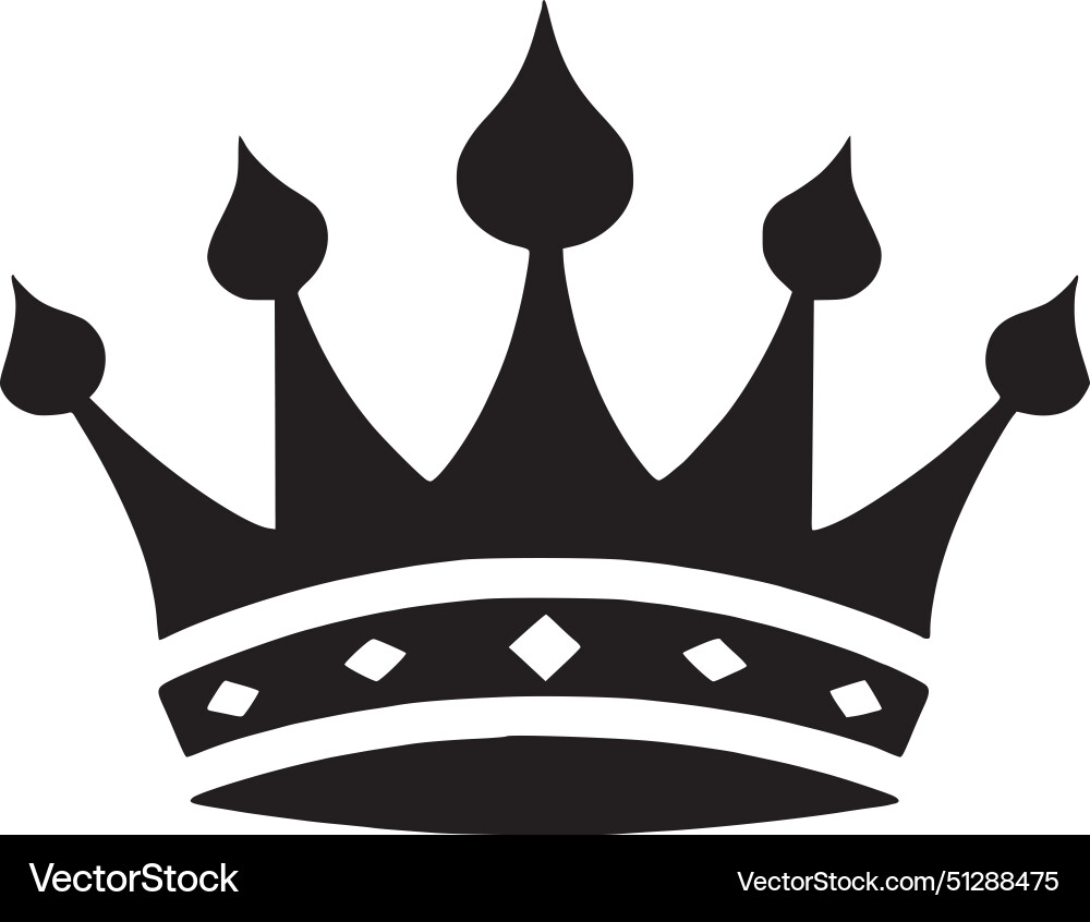 Crown - high quality logo ideal for t-shirt Vector Image