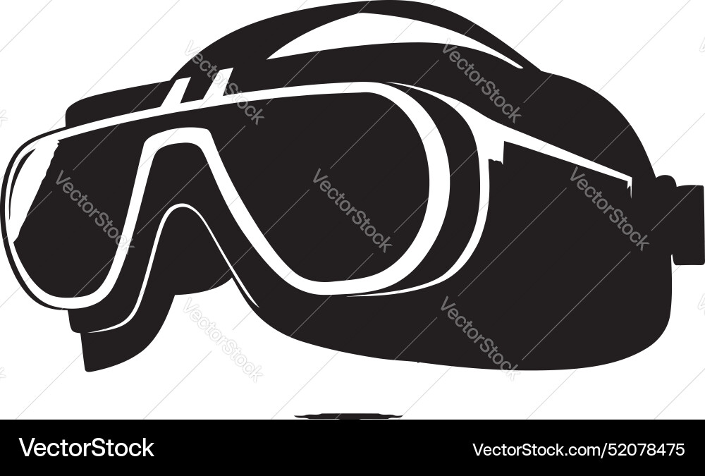 Vr visionary goggles logo digital dreamland Vector Image