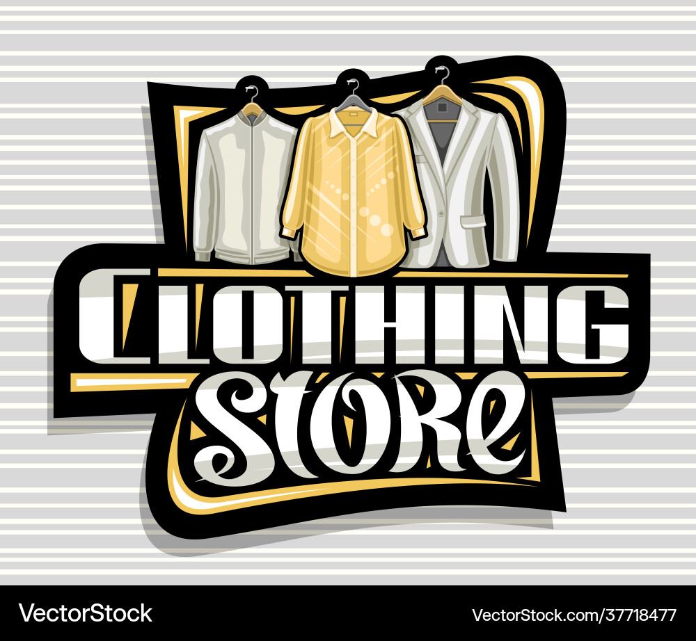 Clothing Store Logo - Apparel Royalty Free Vector Image