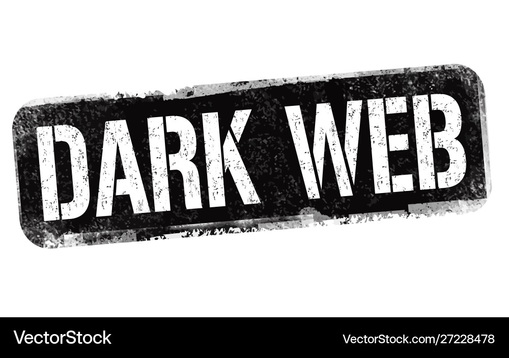 Dark web sign or stamp Royalty Free Vector Image