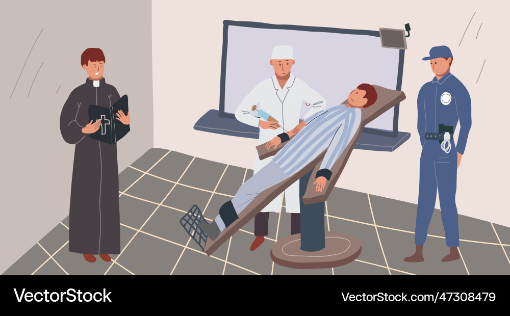 Death penalty background Royalty Free Vector Image