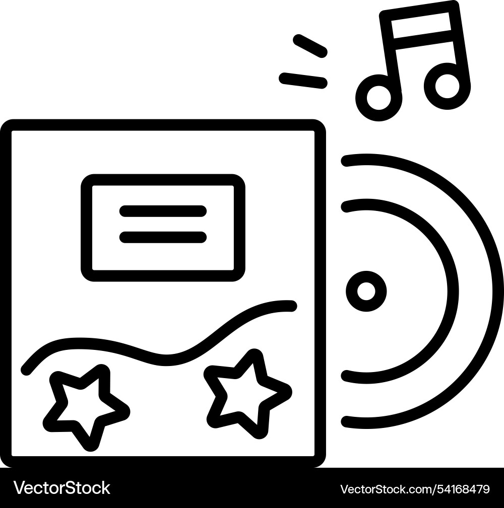 Music album Royalty Free Vector Image - VectorStock