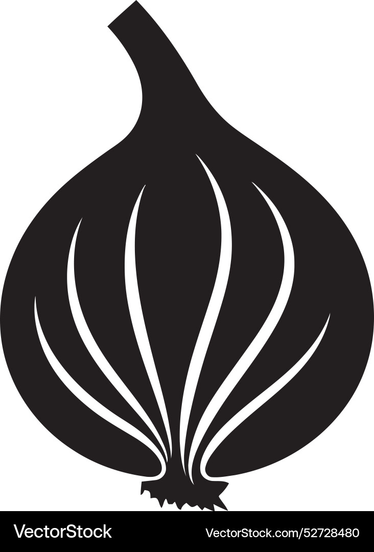 Onion philosophy contemplating the layers Vector Image