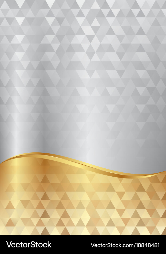 Abstract background with geometric shapes divided Vector Image