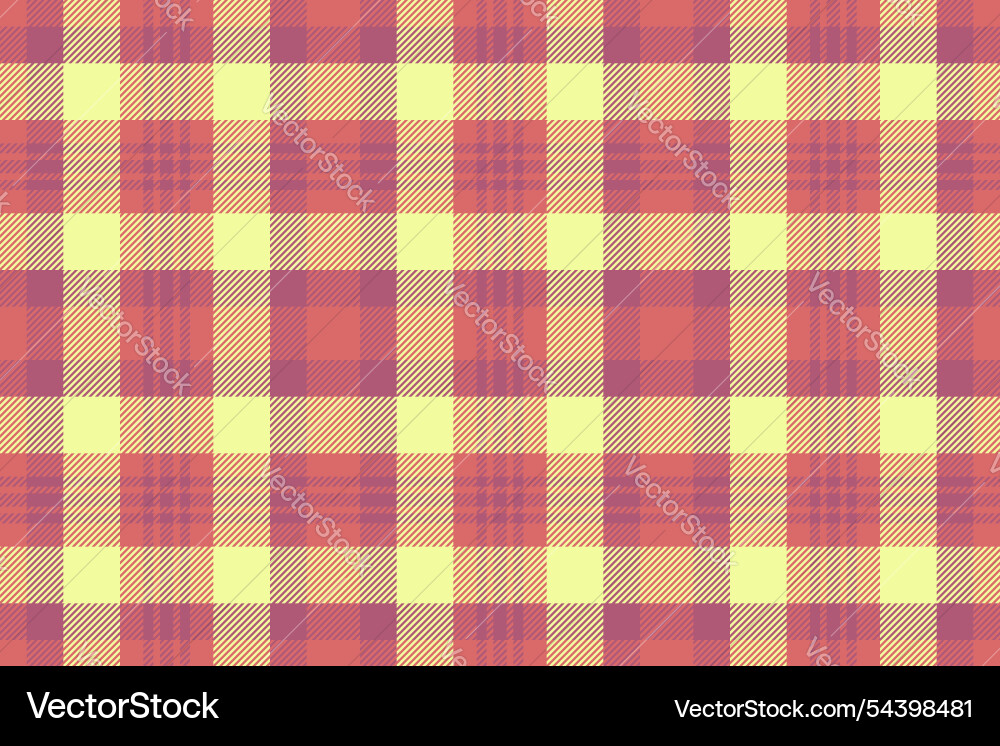 Art fabric texture autumn seamless plaid textile Vector Image