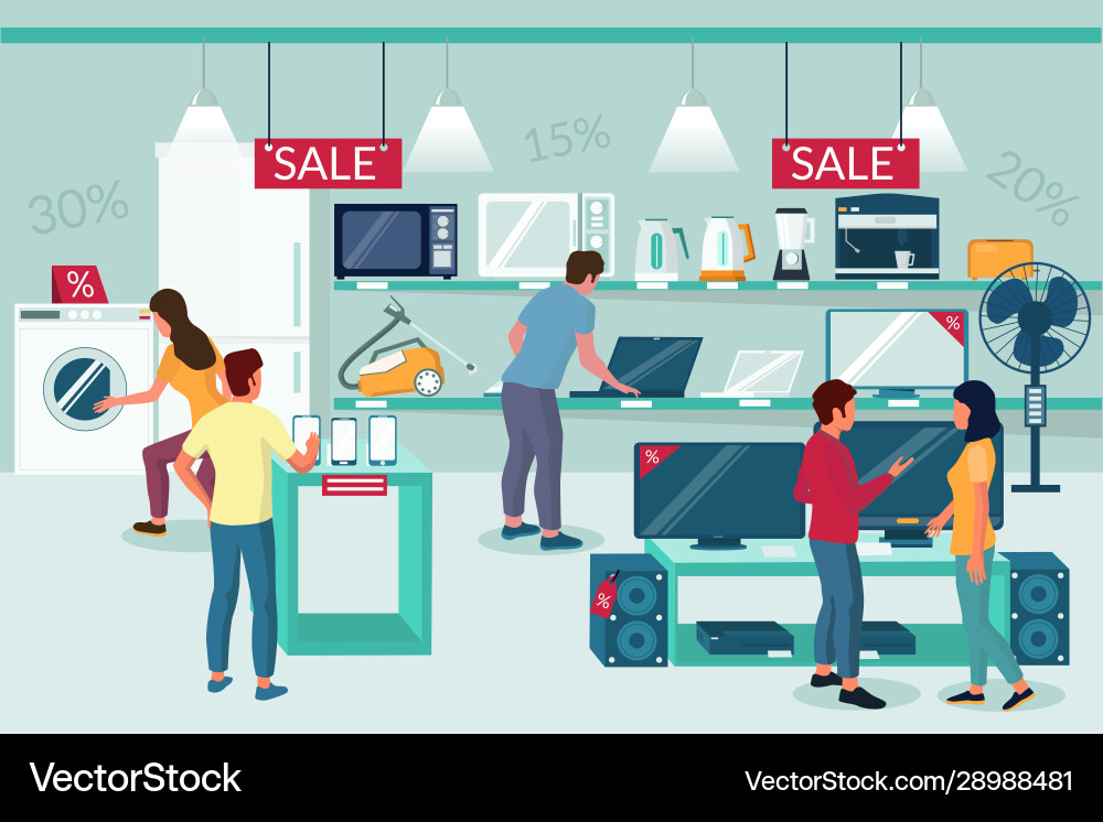 Electronics Sale Promotion Royalty Free Vector Image