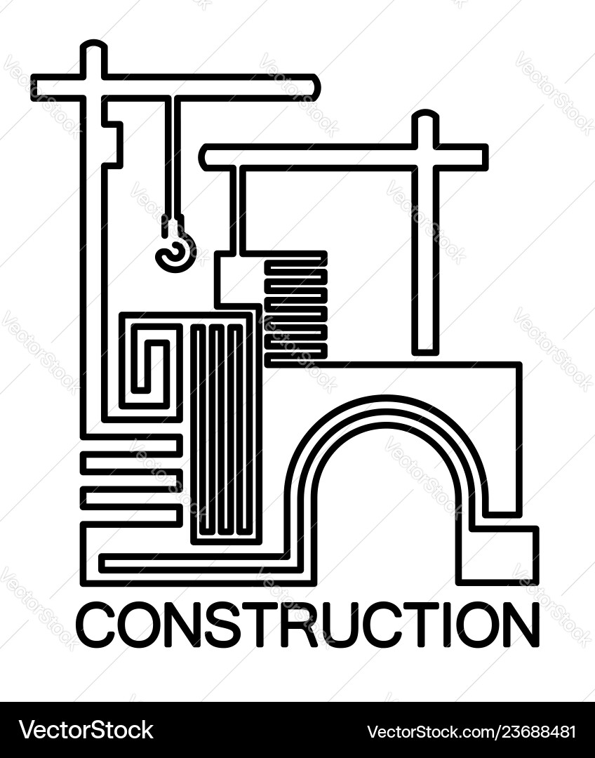 Engineering and construction Royalty Free Vector Image