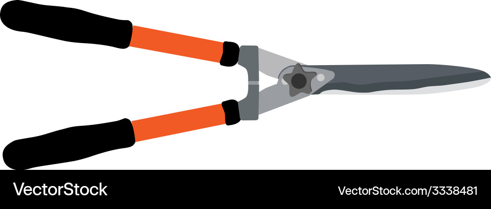 Garden shears Royalty Free Vector Image - VectorStock