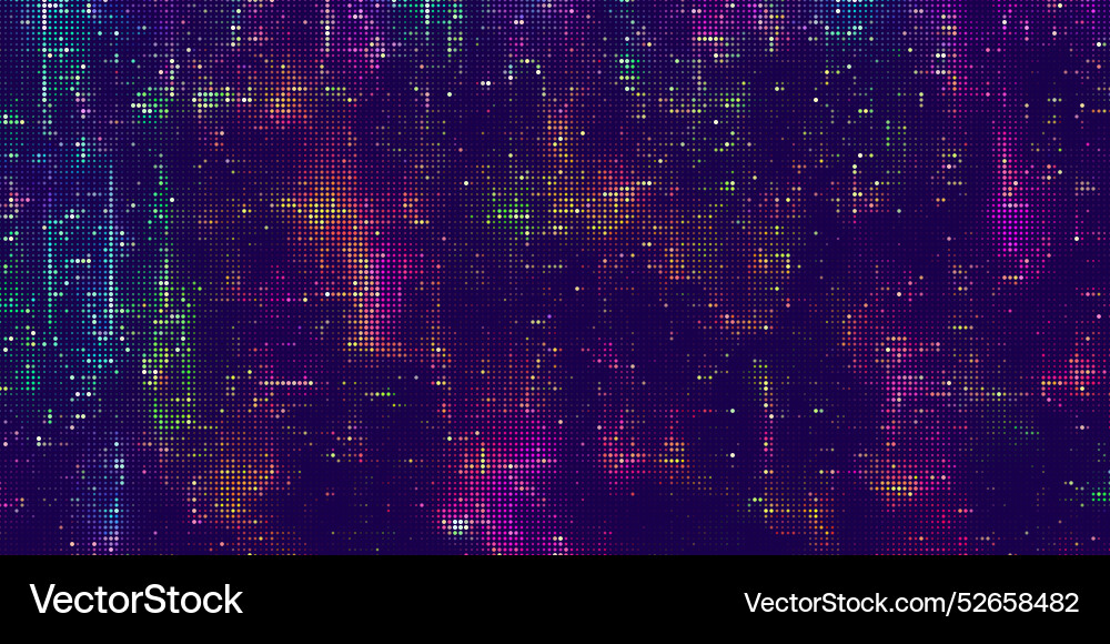 Dotted technology background futuristic night city