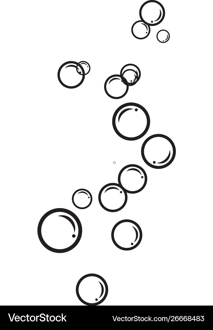 Water Bubbles Clip Art Black And White