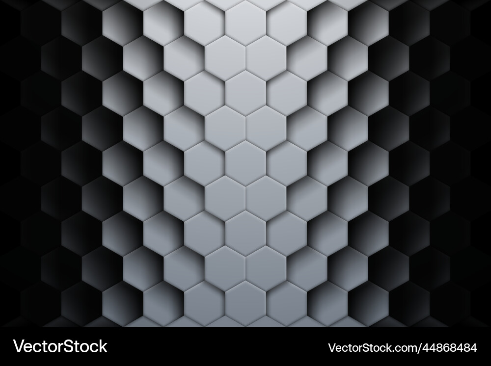 black hexagon background