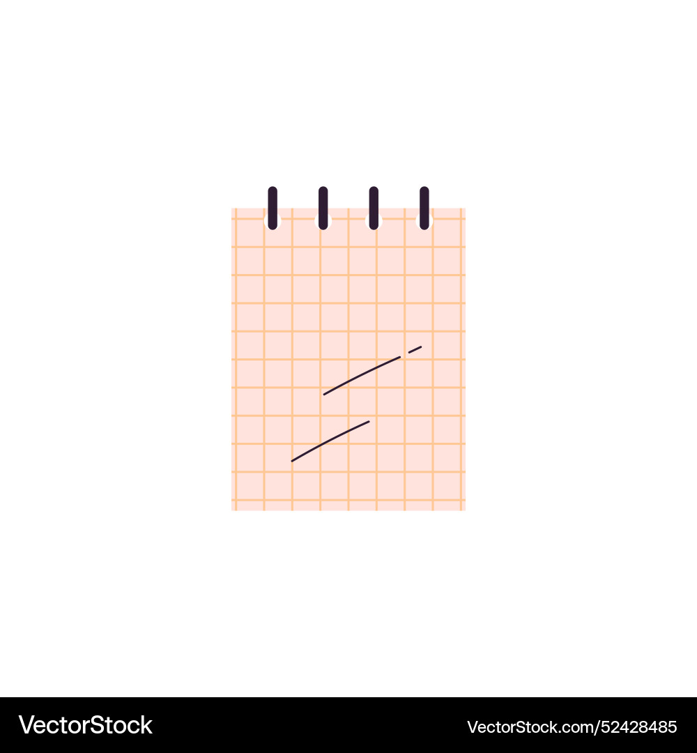 Small pocket notebook Royalty Free Vector Image