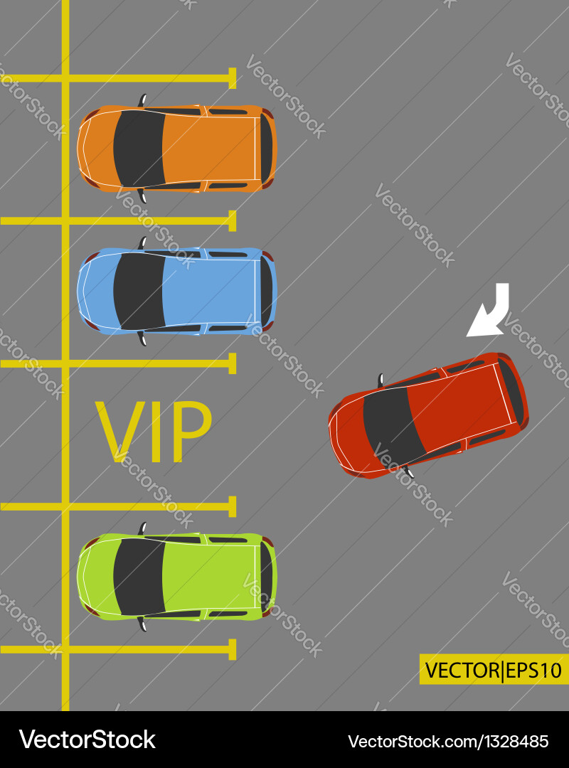 Vip parking Royalty Free Vector Image - VectorStock