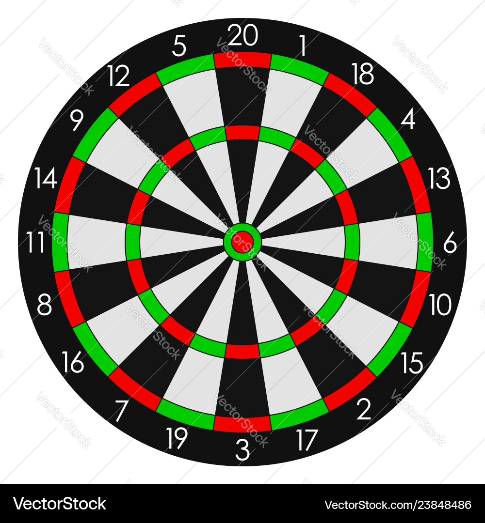 Darts Royalty Free Vector Image - VectorStock