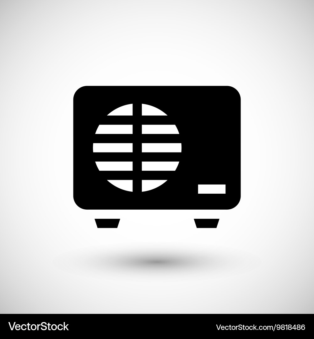 External air conditioning unit icon Royalty Free Vector