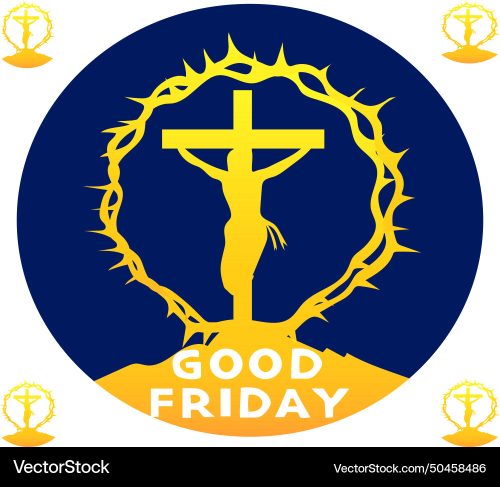 March 29 is good friday Royalty Free Vector Image