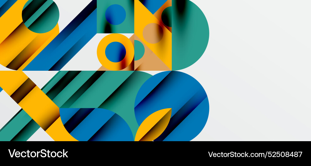 Geometric neo patterns abstract background Vector Image