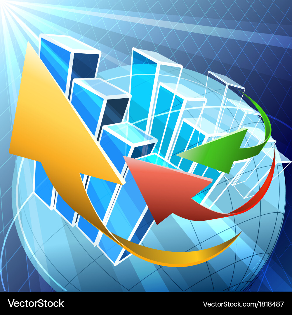 Global economy Royalty Free Vector Image - VectorStock