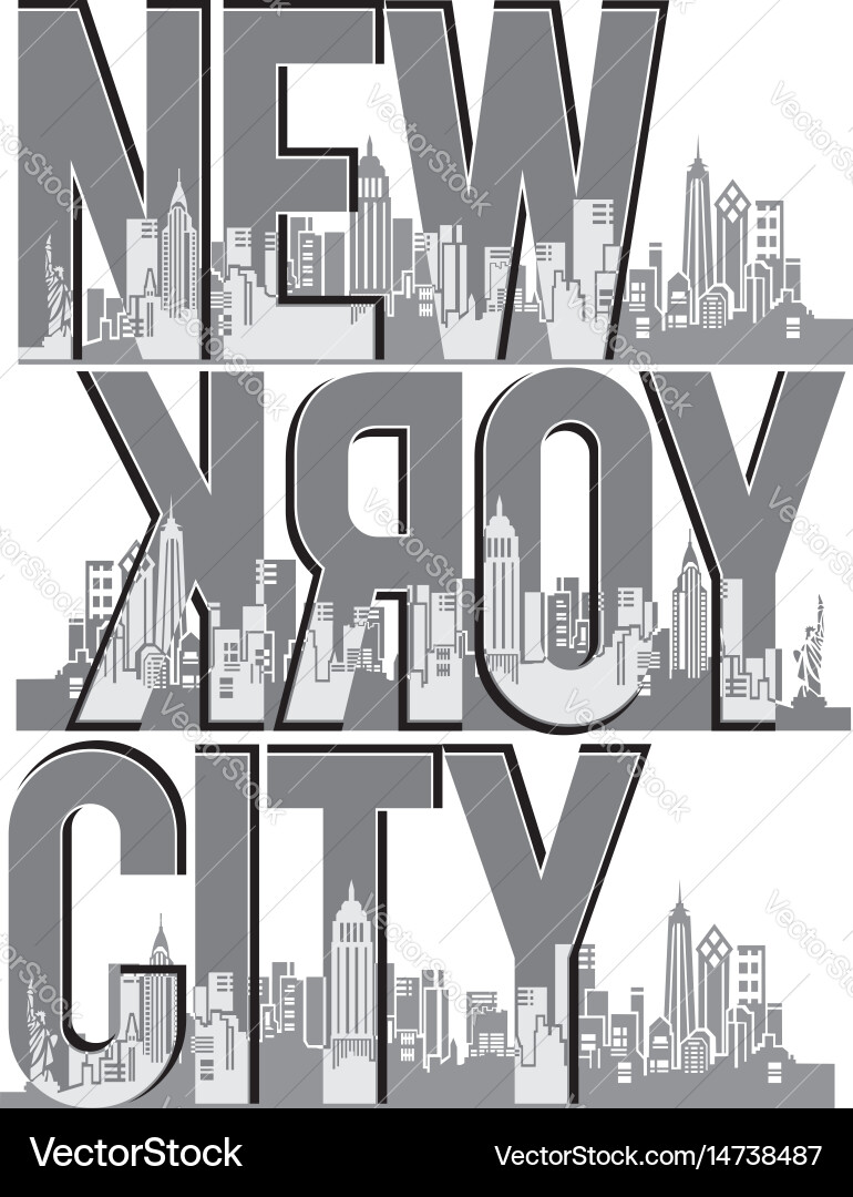 New york city Royalty Free Vector Image - VectorStock