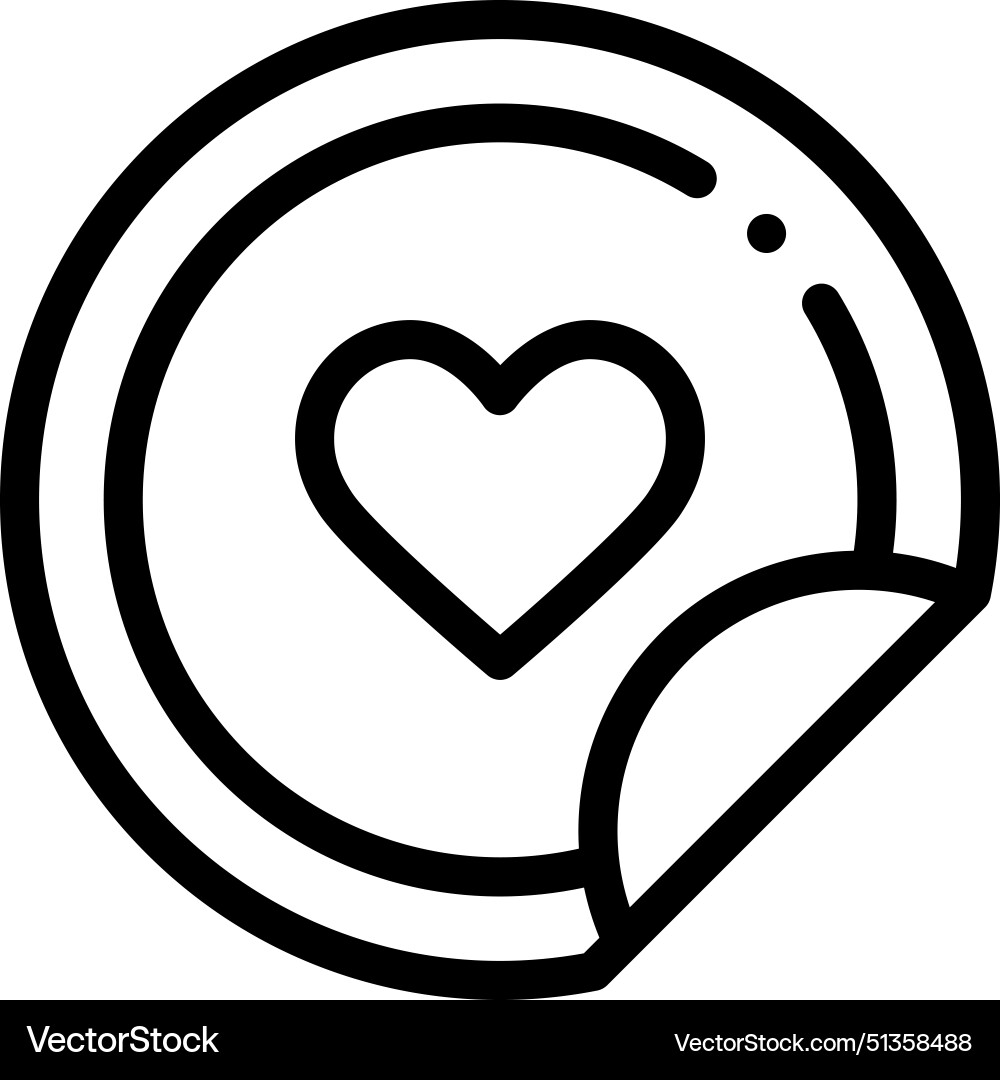 Badge icon thin linear style design isolated Vector Image