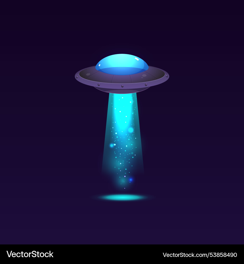 Alien spaceship Royalty Free Vector Image - VectorStock