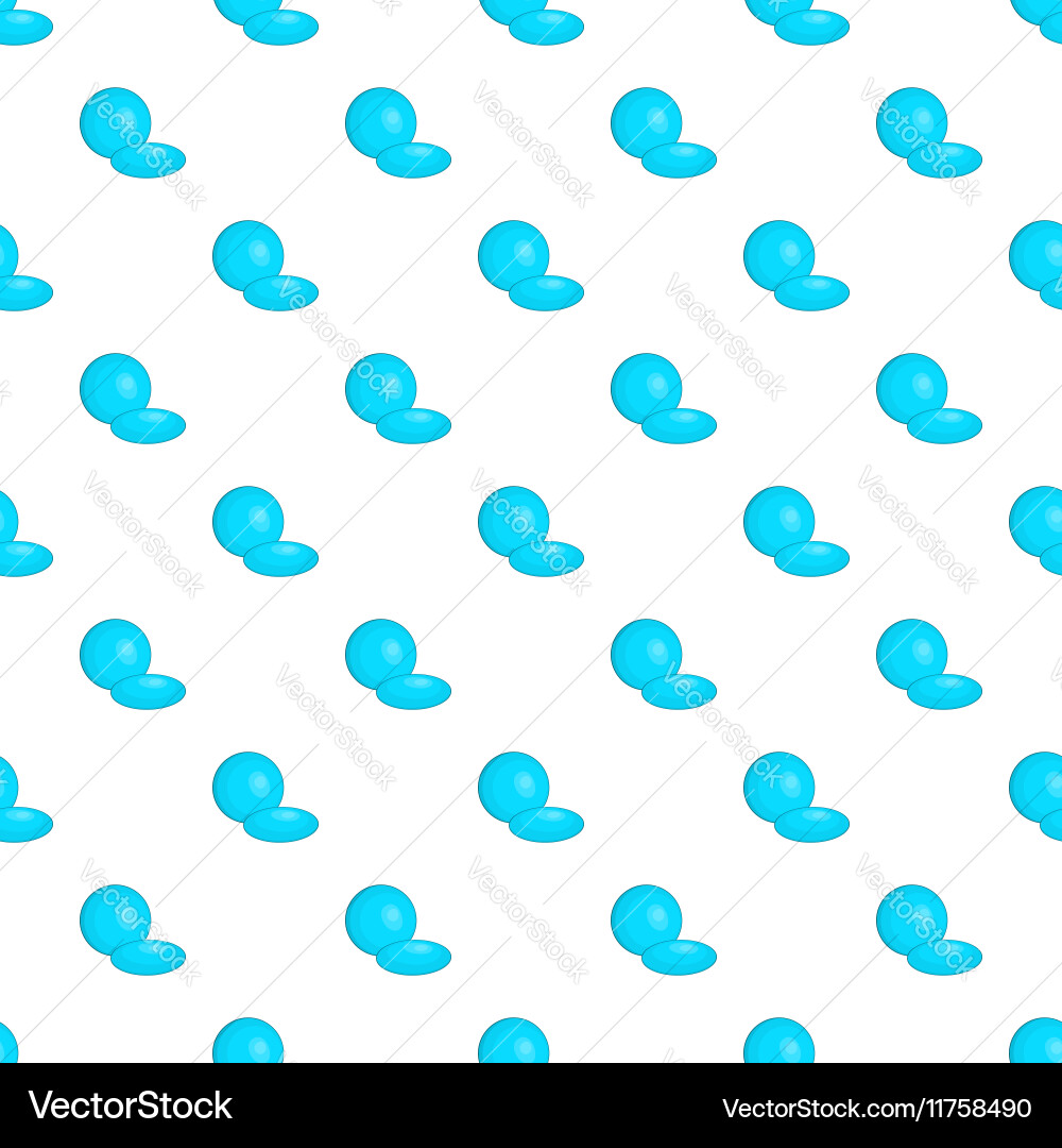 Contact lenses pattern cartoon style Royalty Free Vector