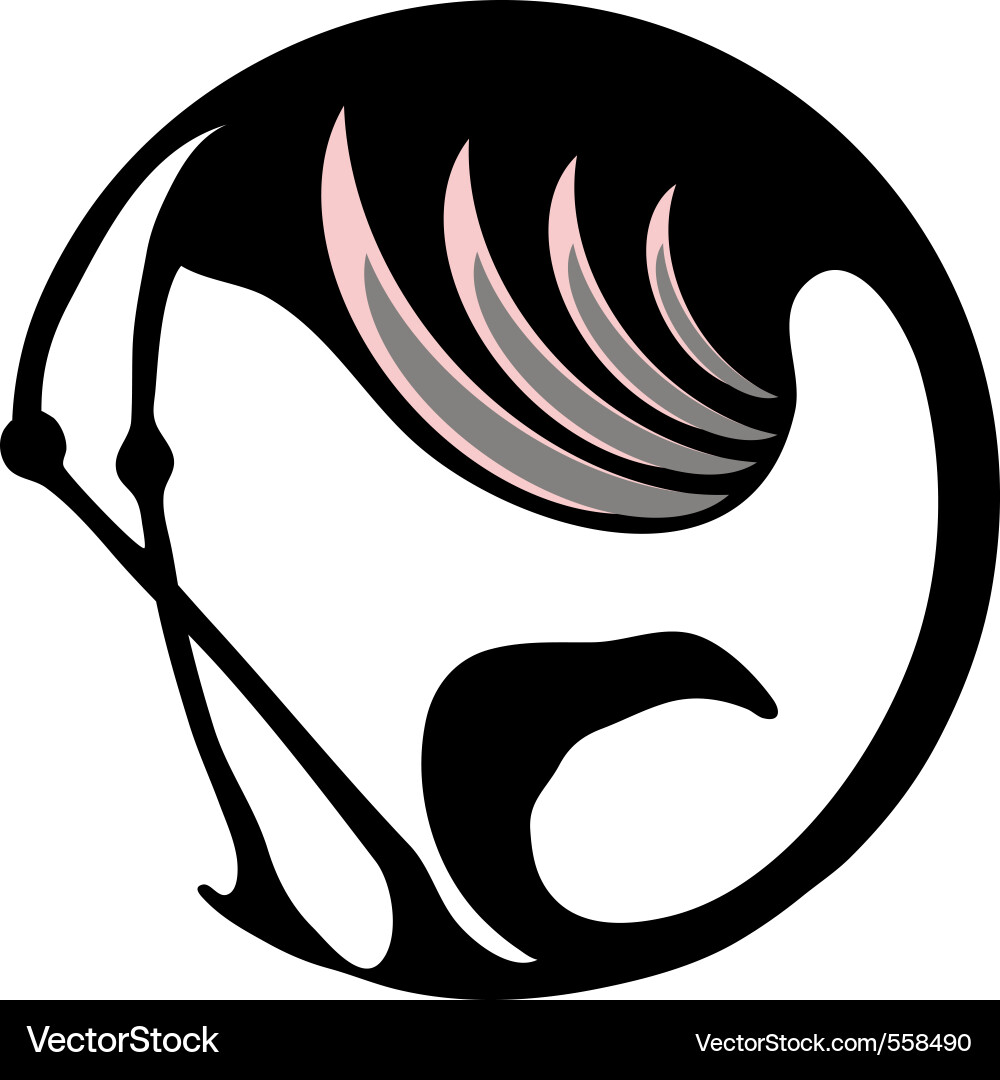 Flamingo symbol Royalty Free Vector Image - VectorStock