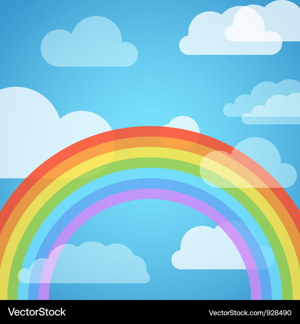Rainbow Royalty Free Vector Image - VectorStock