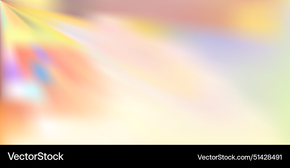 Yellow neon opalescent bg with rays from Vector Image