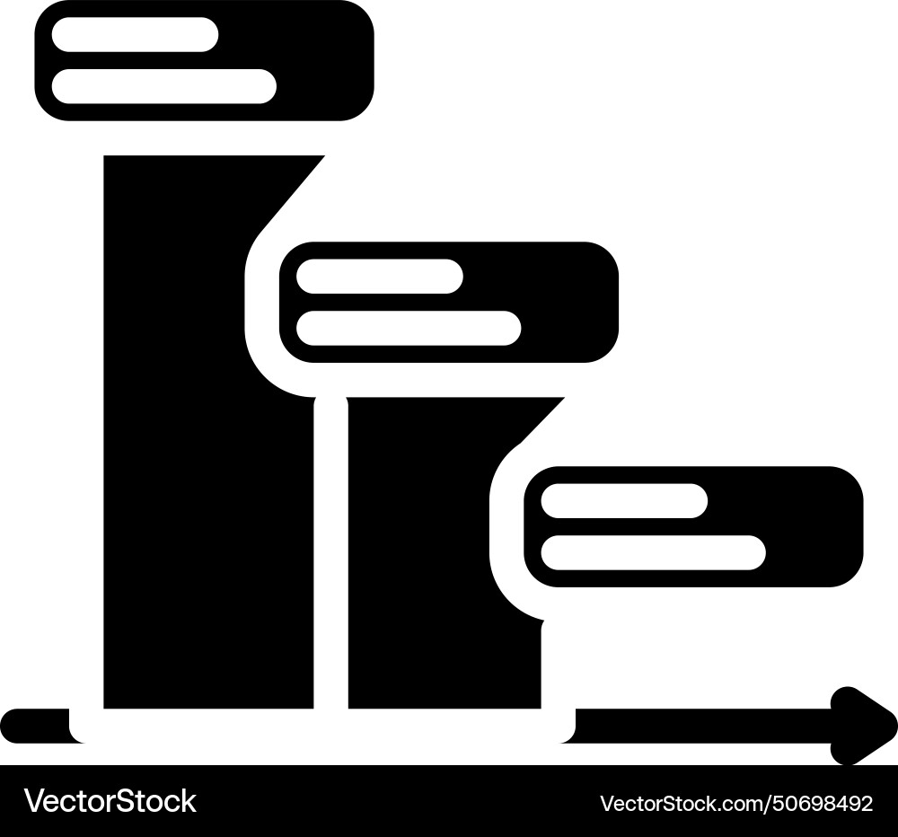 Context switching time management glyph icon Vector Image
