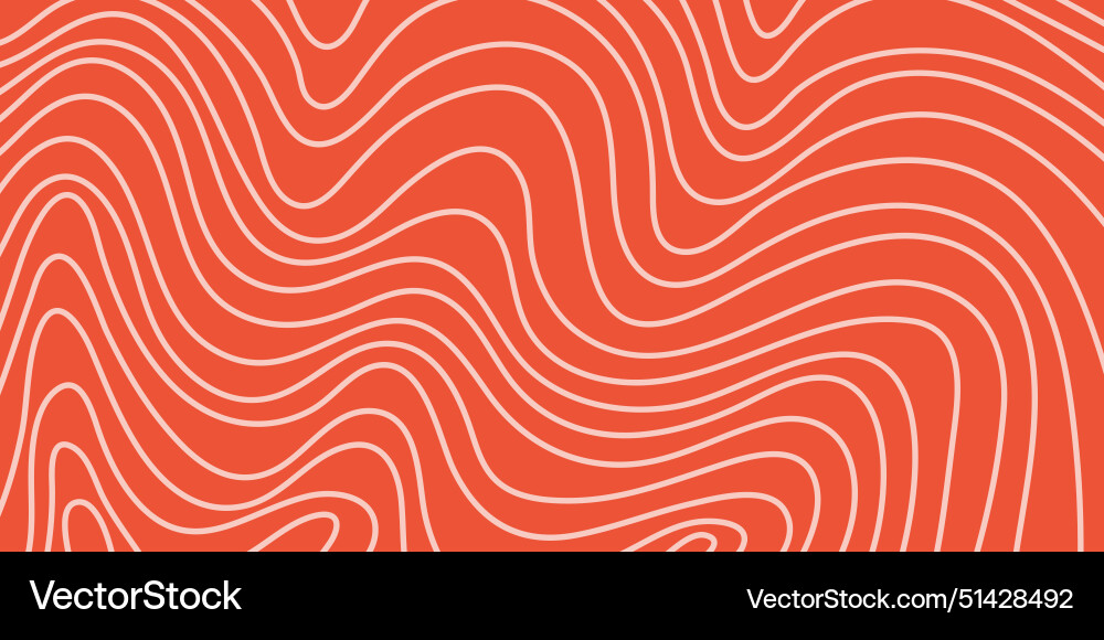 Salmon meat fillet texture pattern background Vector Image
