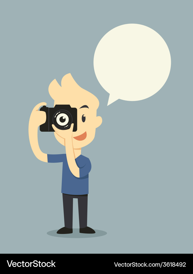 Take photo Royalty Free Vector Image - VectorStock