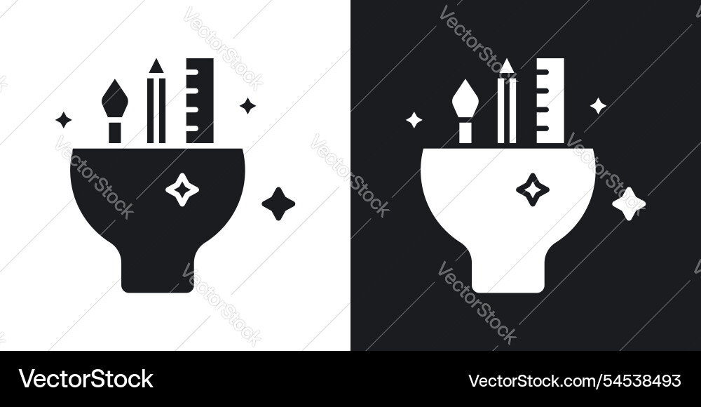 Creativity icon Royalty Free Vector Image - VectorStock