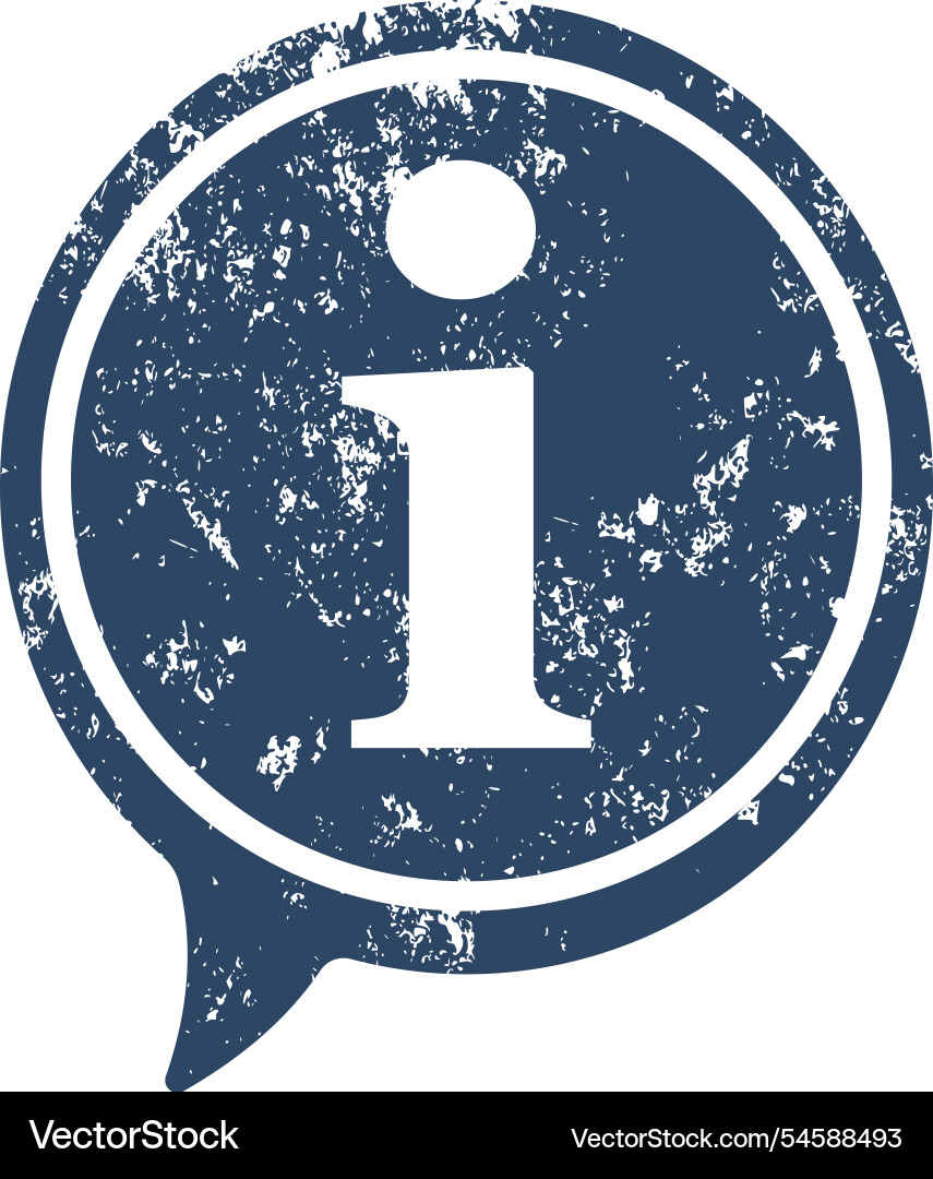 Information - simple icon Royalty Free Vector Image