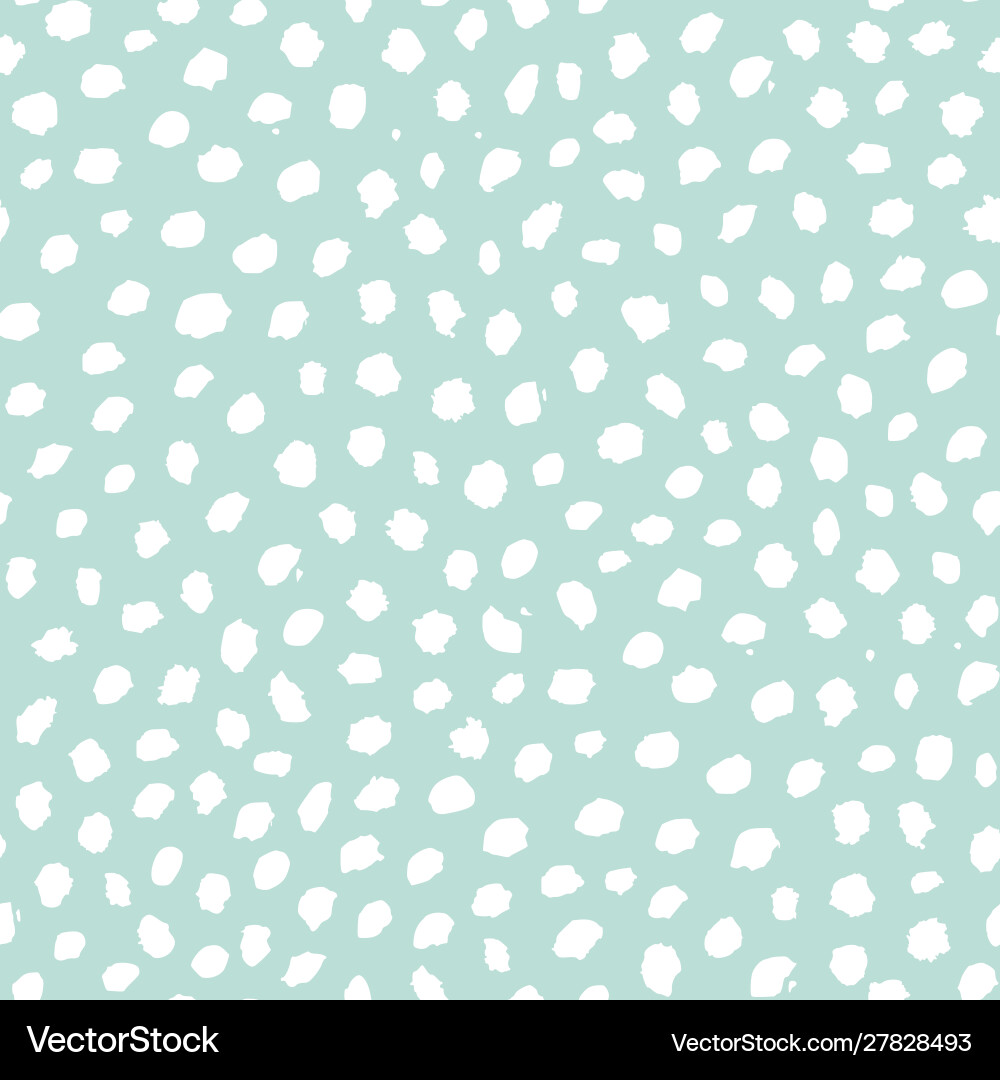 Mint Spotted Pattern Royalty Free Vector Image