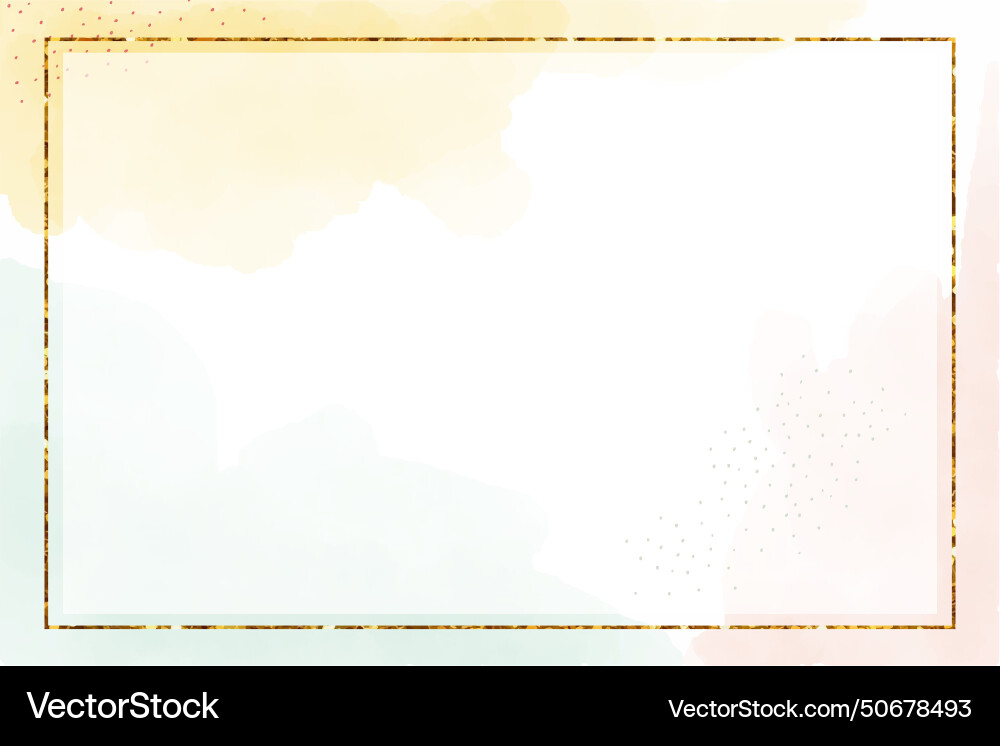 Watercolor light spring abstract horizontal Vector Image