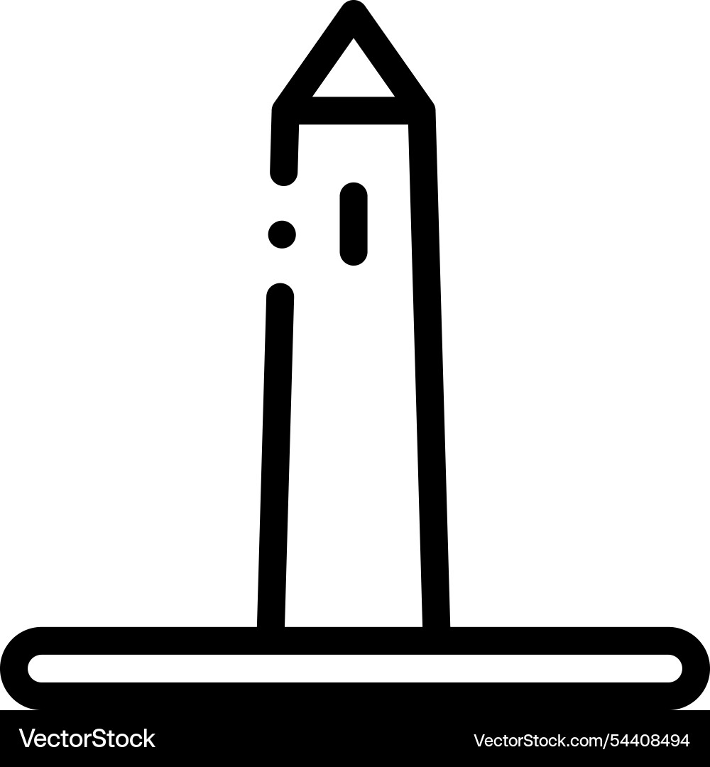 Irish icon thin linear style design isolated Vector Image