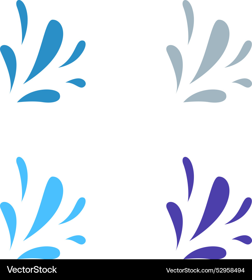 Ocean wave sign symbol logo Royalty Free Vector Image