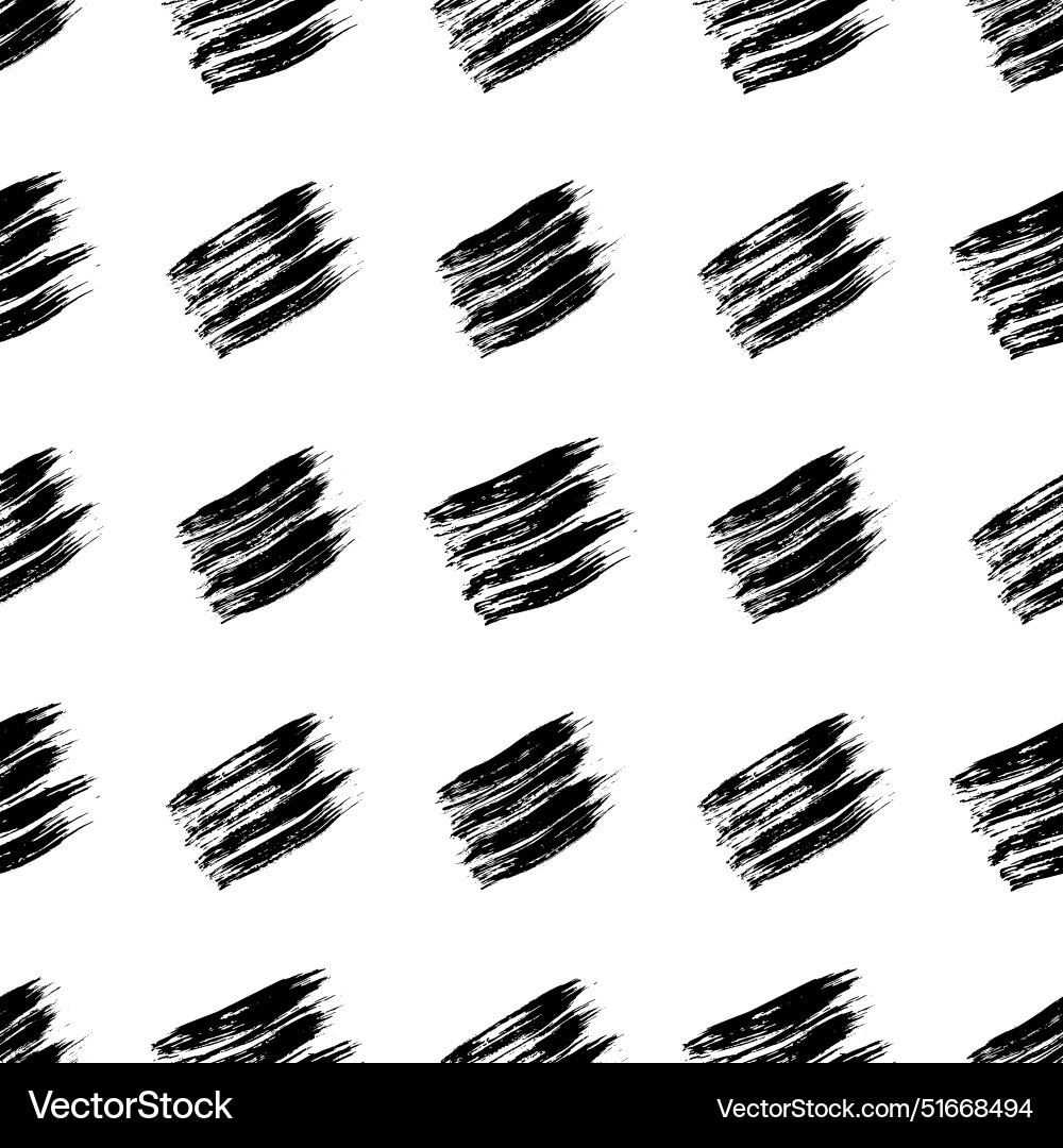 Seamless pattern with hand drawn scribble smears Vector Image