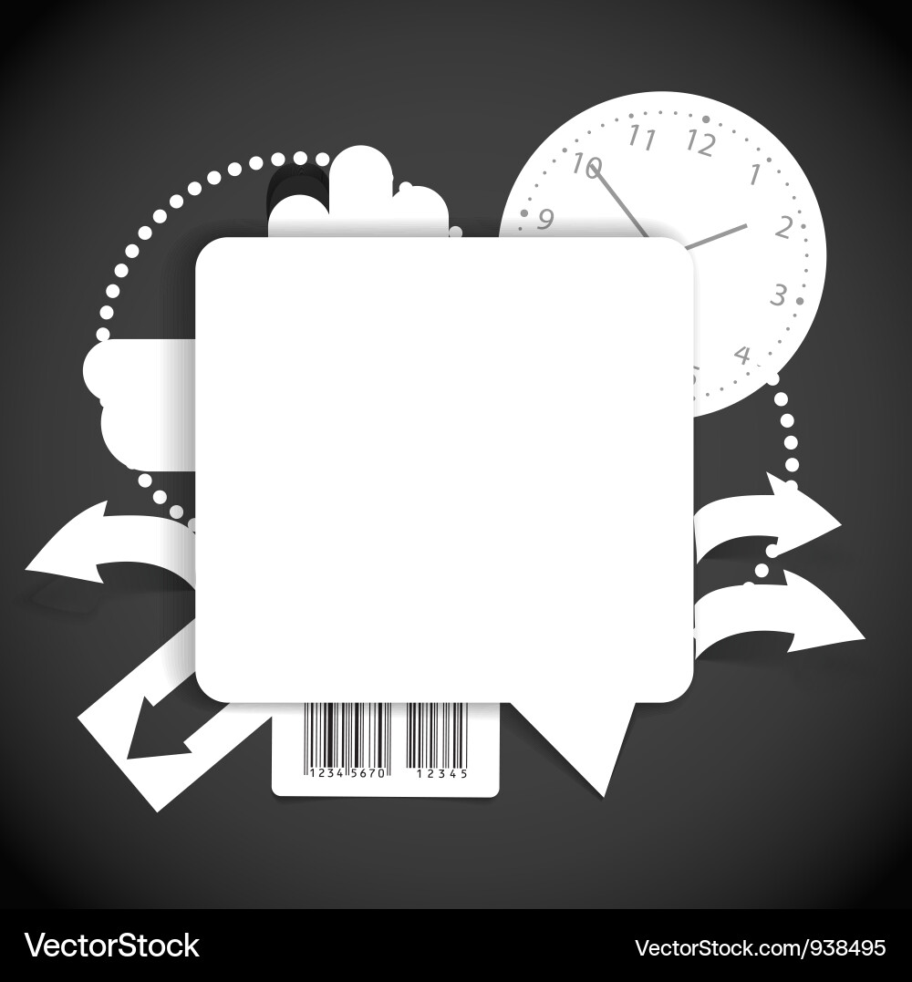 Announcement bubble Royalty Free Vector Image - VectorStock