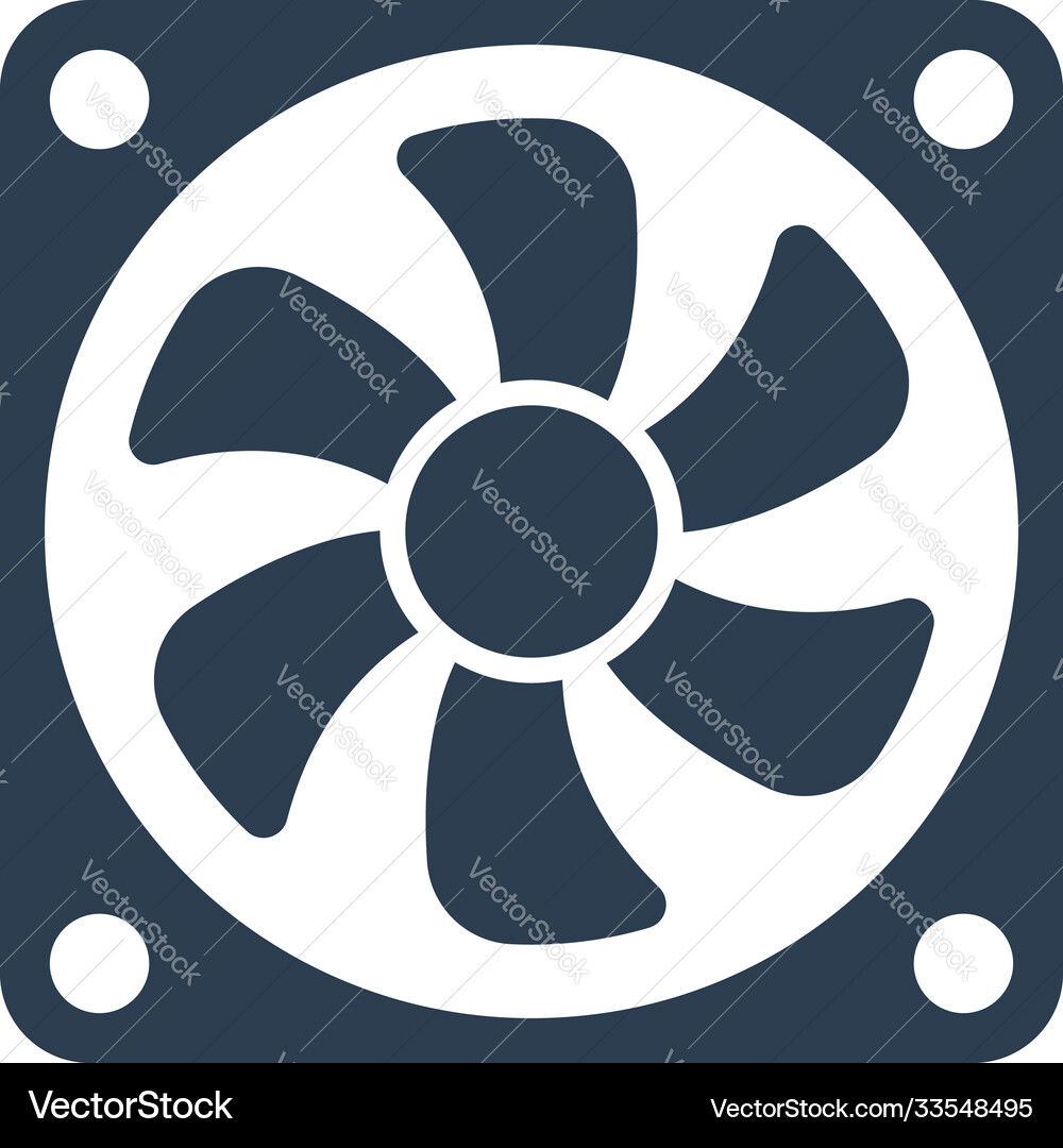 Fan icon Royalty Free Vector Image - VectorStock