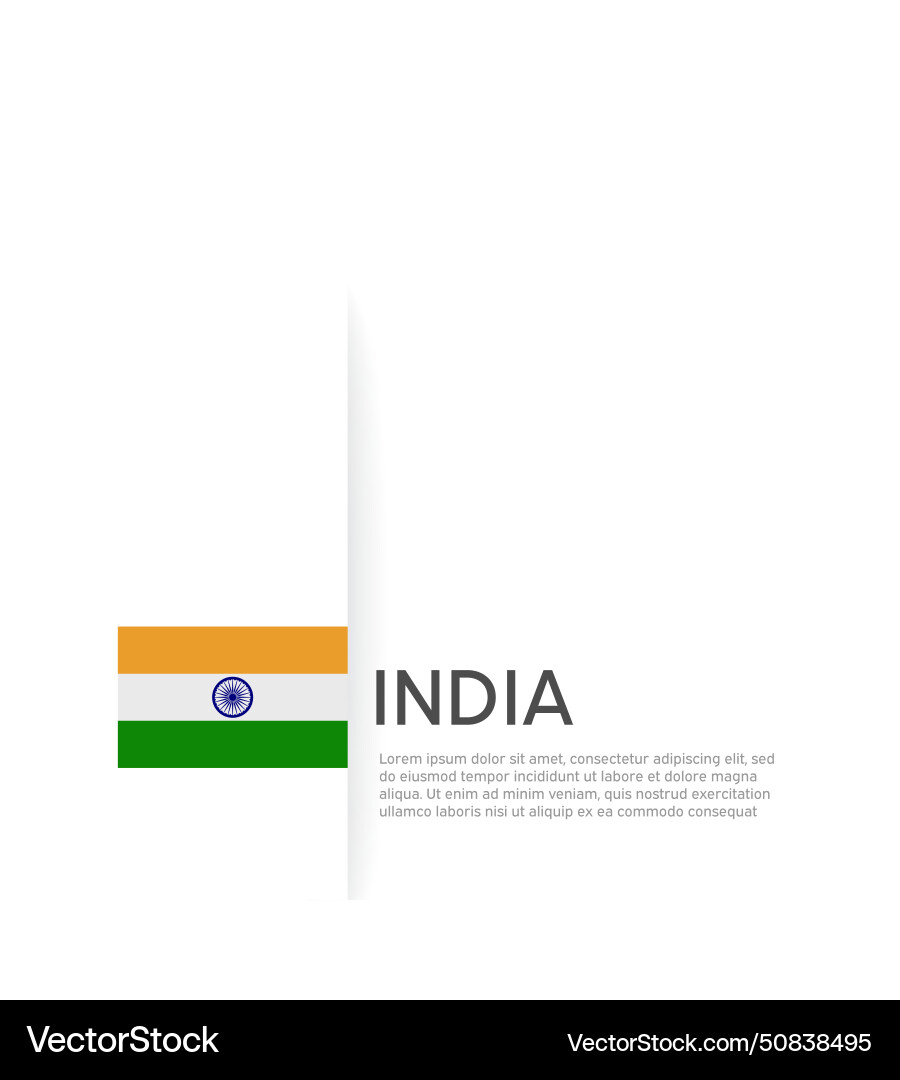 India flag background state patriotic indian Vector Image
