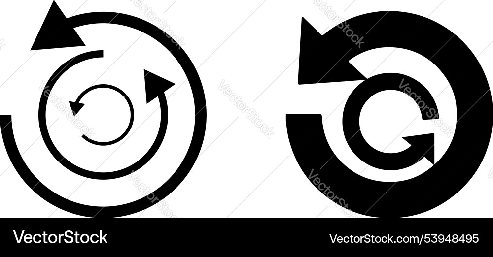 Replay icon Royalty Free Vector Image - VectorStock