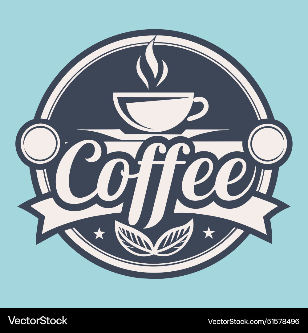 Coffee logo Royalty Free Vector Image - VectorStock
