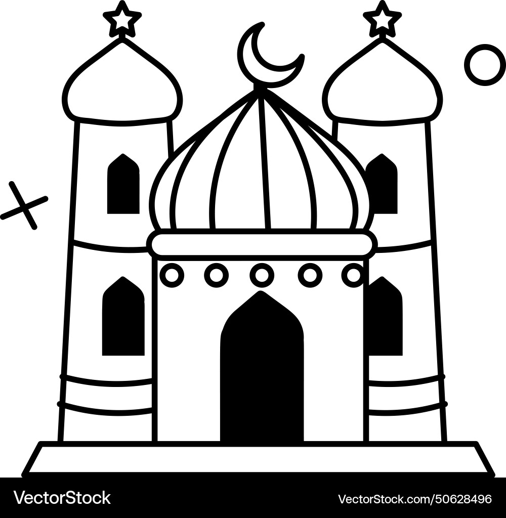 Mosque Royalty Free Vector Image - VectorStock