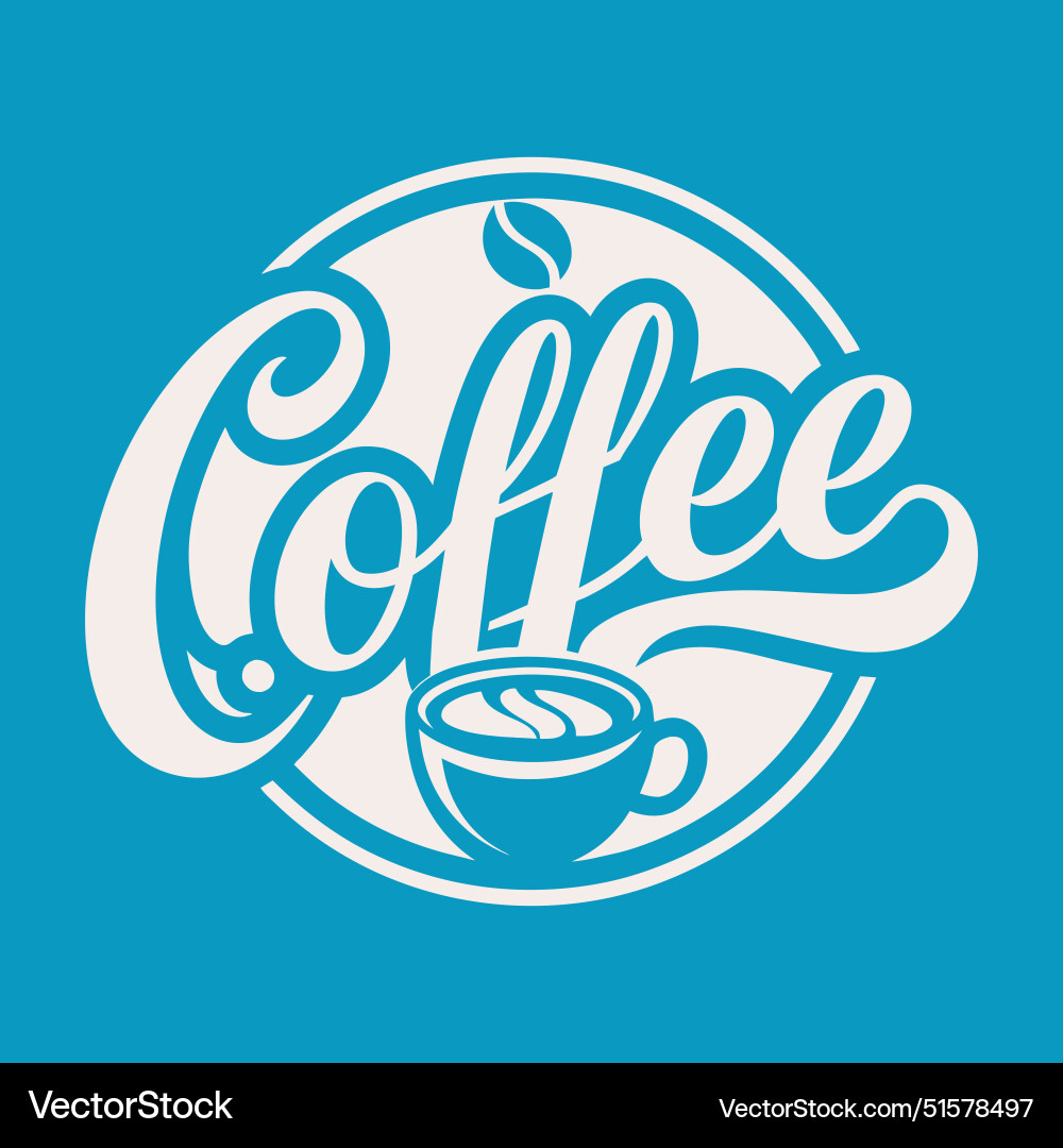 Coffee logo Royalty Free Vector Image - VectorStock