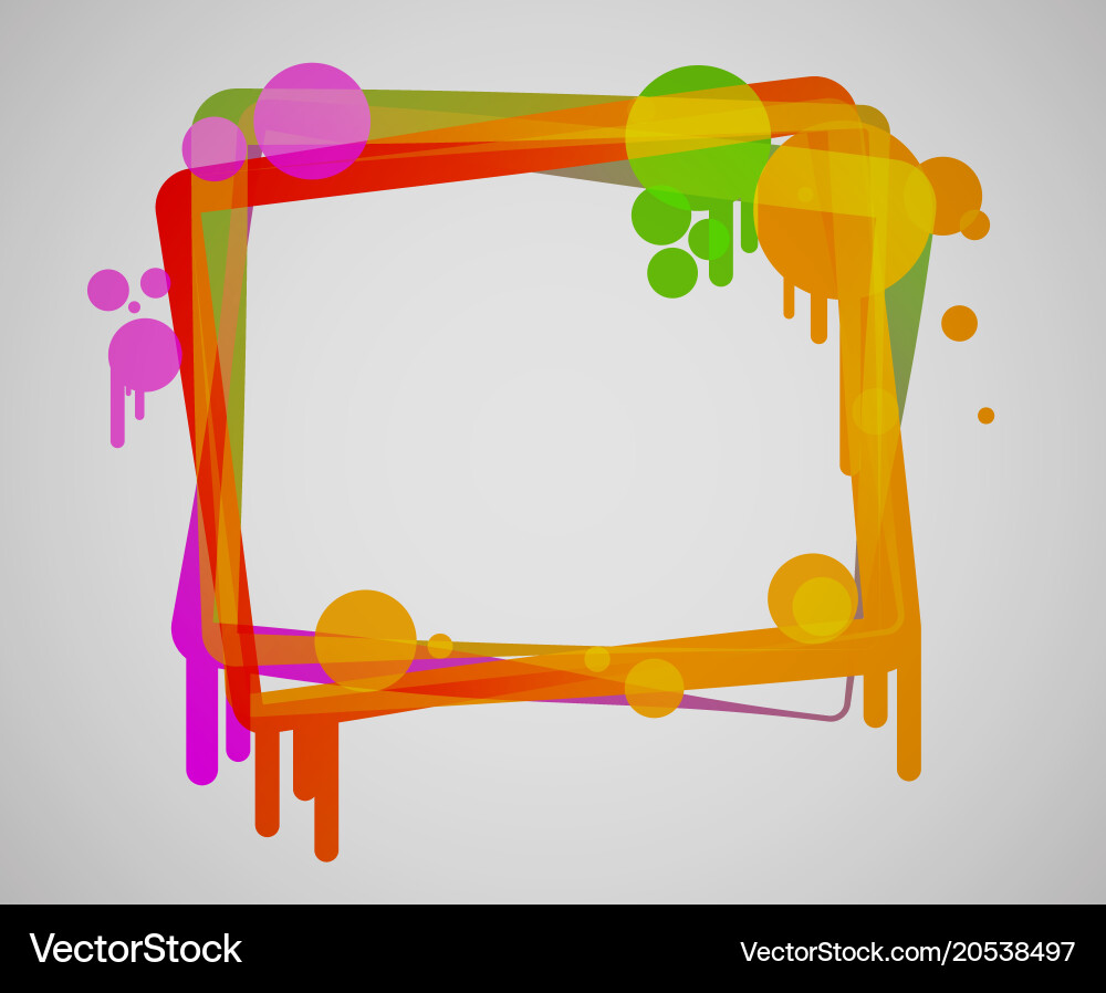 Colored frame Royalty Free Vector Image - VectorStock
