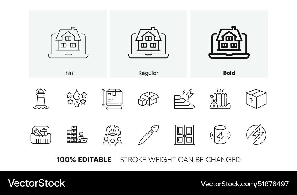 Electric energy consumption growth and packing Vector Image
