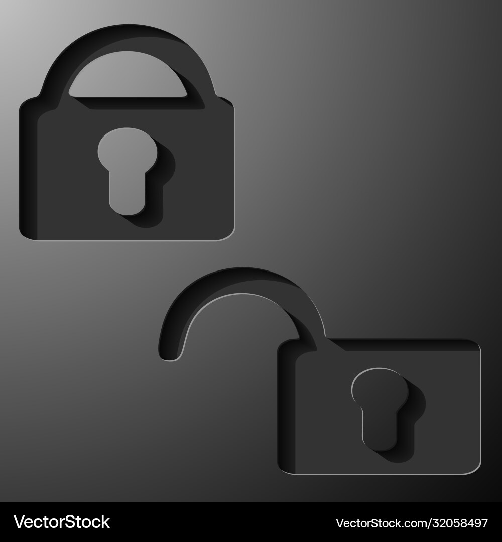 Padlock icon Royalty Free Vector Image - VectorStock