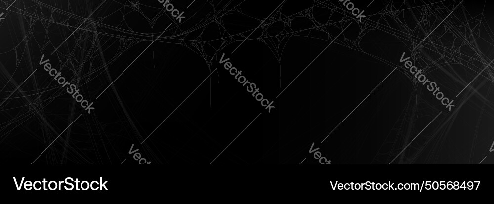 Realistic spider web background Royalty Free Vector Image